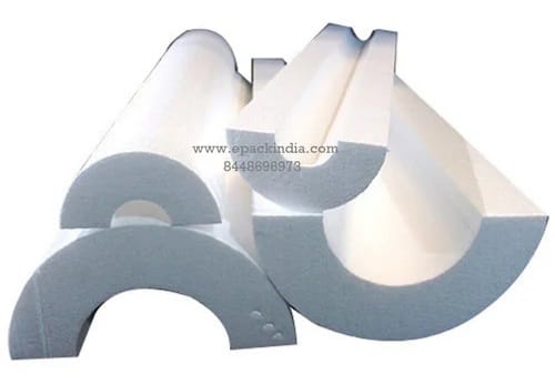 Thermocol Pipe Insulation section - EPS Thermocol Manufacturer